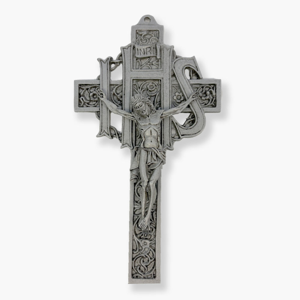 Antique Filigree IHS Crucifix
