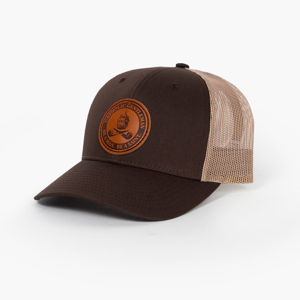 Catholic Gentleman Leather Patch Hat
